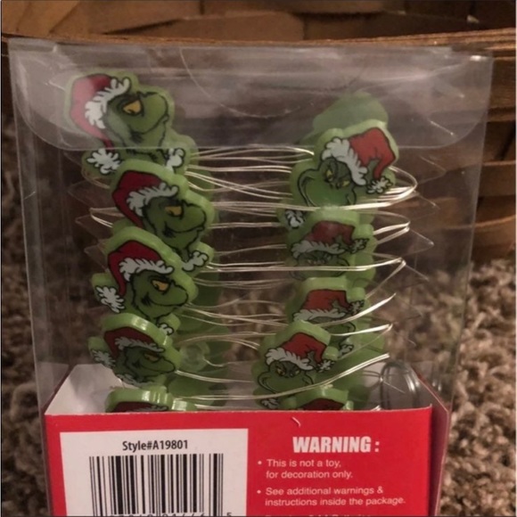 Dr. Seuss | Holiday | The Grinch Mini String Lights | Poshmark